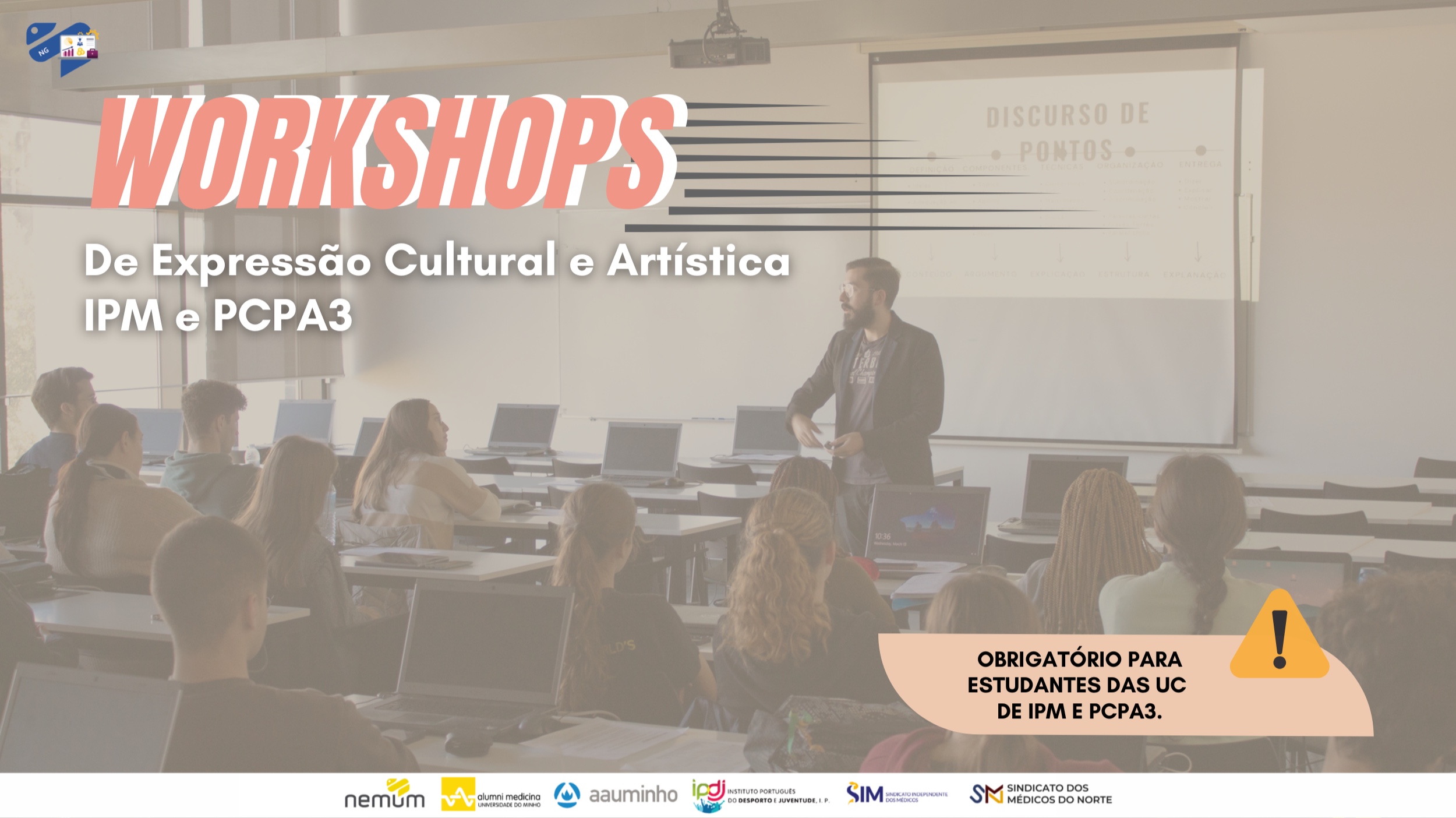 Workshops De Expressão Cultural e Artística IPM e PCPA3 — Núcleo de ...